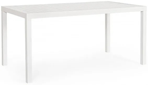 BIZZOTTO zahradní stůl HILDE 150x80 cm bílý 0663444