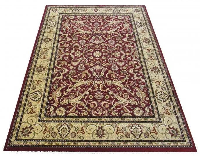 Luxusní červený koberec ve vintage stylu Šířka: 160 cm | Délka: 220 cm
