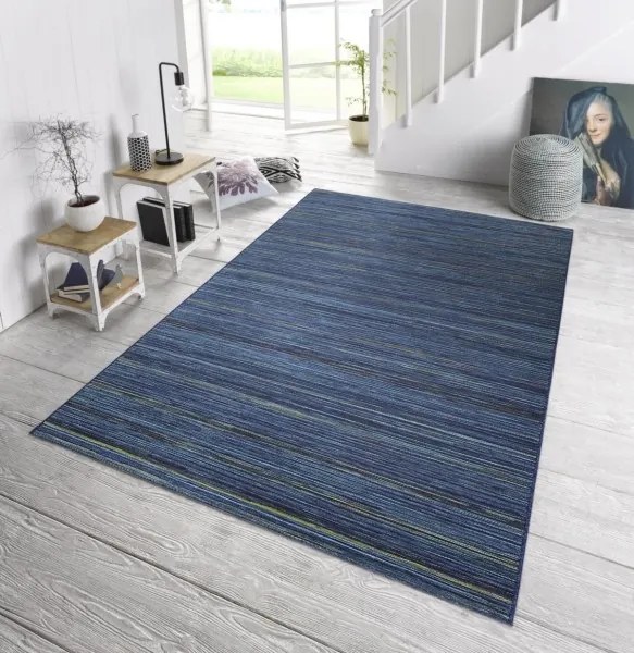 NORTHRUGS - Hanse Home koberce Kusový koberec Lotus Blau Meliert 102444 – na ven i na doma - 200x290 cm