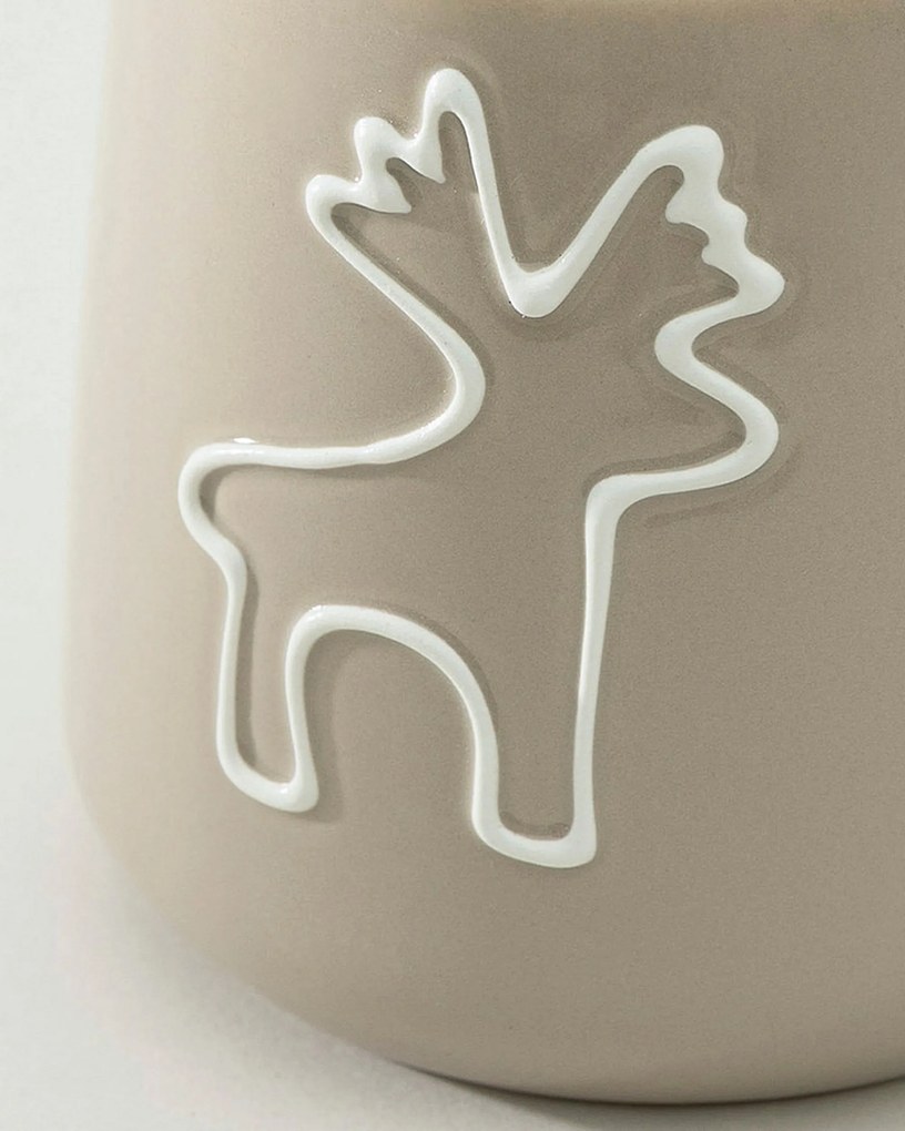 Vánoční hrnek Reindeer 10x13x9 cm