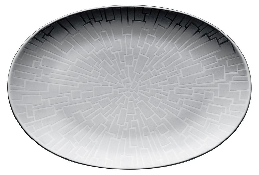 Rosenthal Servírovací talíř 18 x 12 cm TAC Skin Platin
