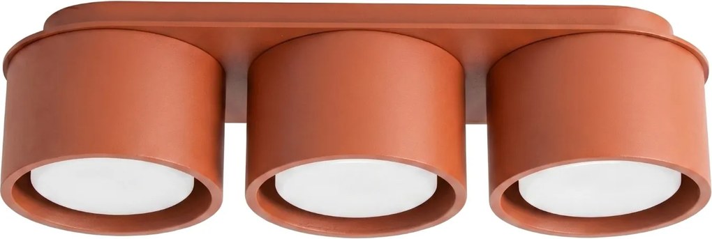 Sollux Lighting Stropní svítidlo MODO 3 okrově červené GX53