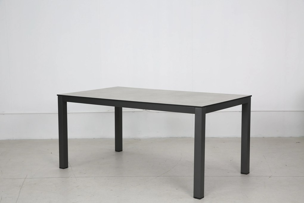 Doppler PICASO - zahradní hliníkový stůl 160 x 90 cm, přírodní - Rozbalené zboží (N619)