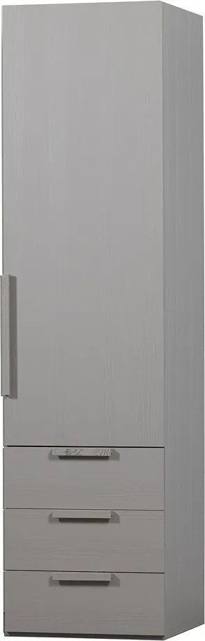 Šedá modulární skříň v dekoru ořechu 55x210x58 cm Rens – WOOOD