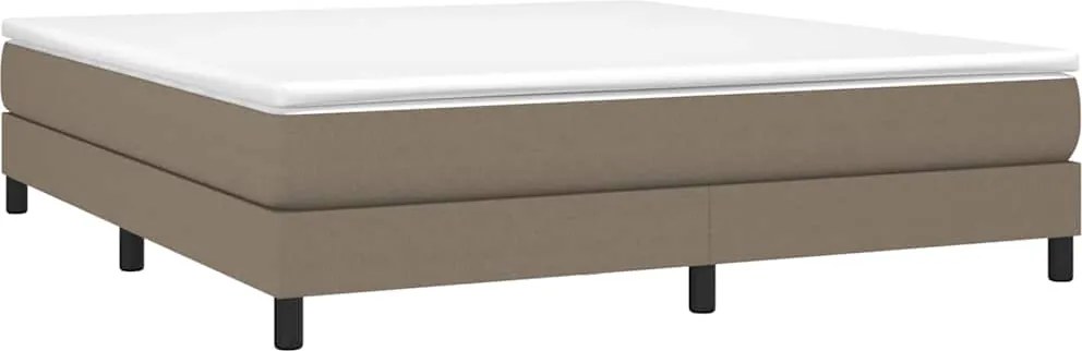 Rám postele s boxspringem taupe 160 x 200 cm textil 3120528
