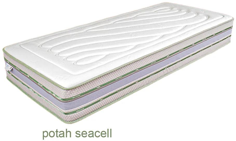 Pěnová matrace Mabo MESTE XXL 23 cm - 180 x 200 Potah: Bio bavlna, Lehací vrstva: Eucafeel HR foam
