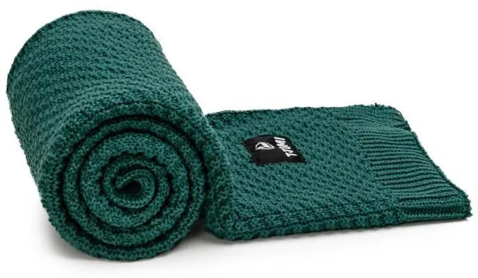 T-tomi Dětská pletená deka Smaragd