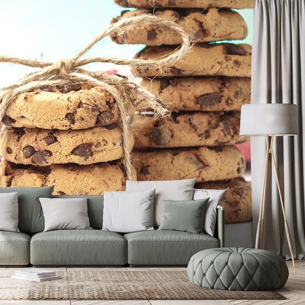 Samolepící fototapeta americké cookies sušenky