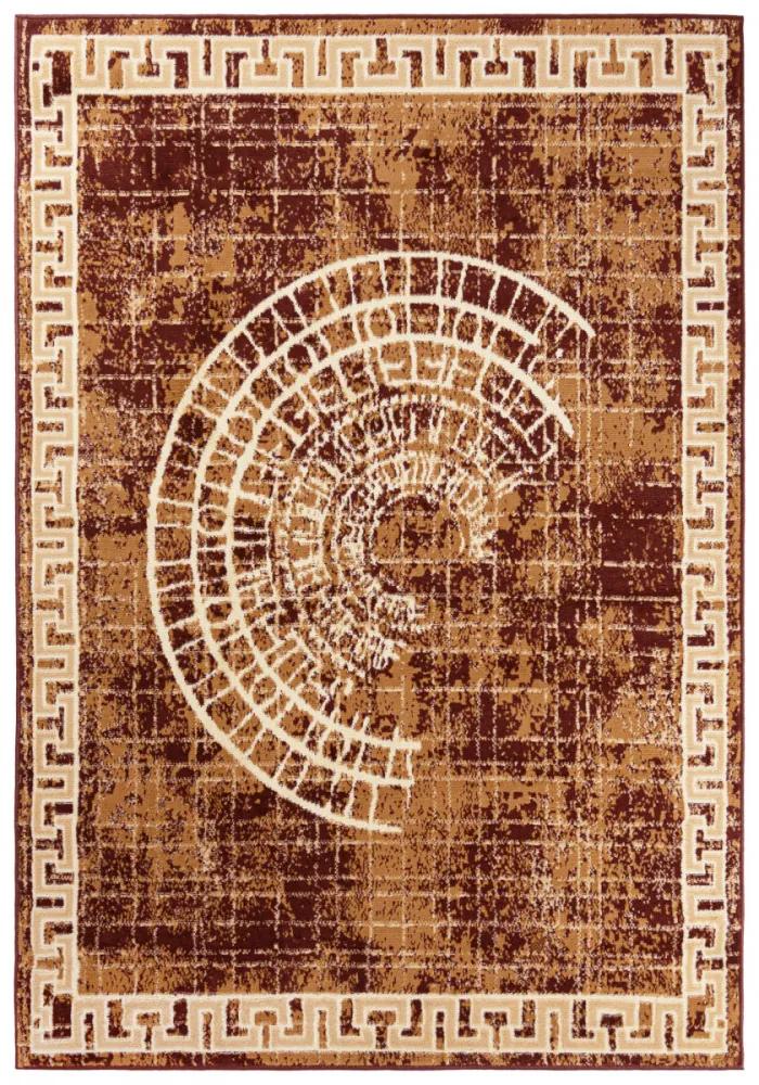 Kusový koberec PP Atena hnědý, Velikosti 120x170cm