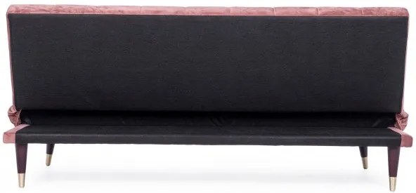 BIZZOTTO Rozkládací pohovka ALMA 180 cm růžová 0735300
