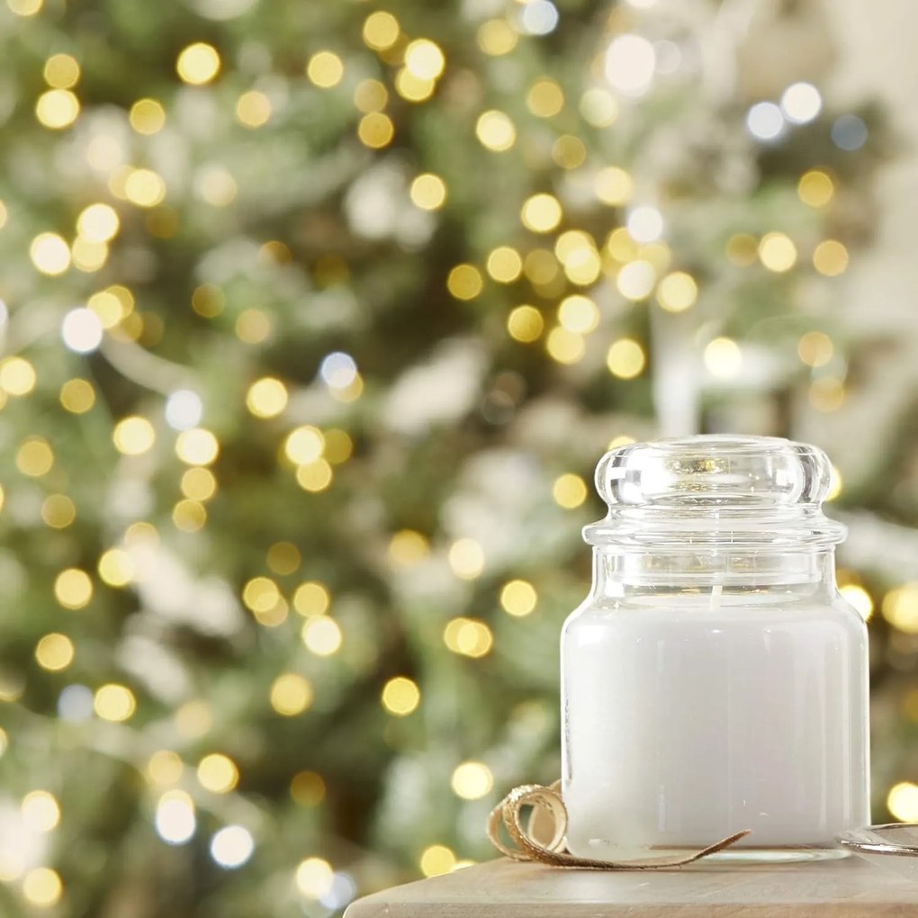 Yankee Candle vonná svíčka Classic ve skle střední Snow In Love 411 g