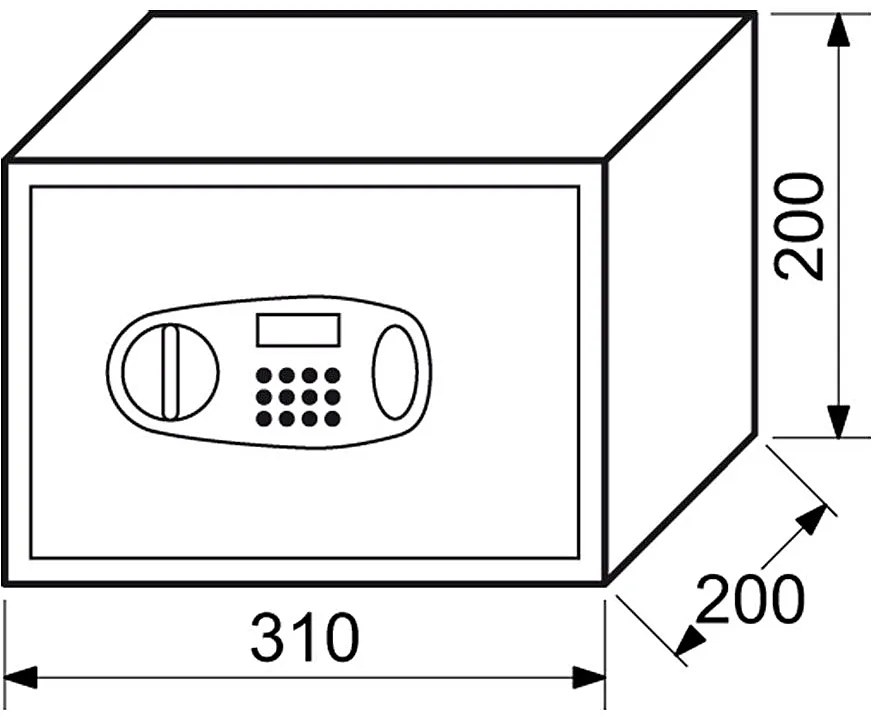 Elektronický sejf RICHTER RS20.LCD