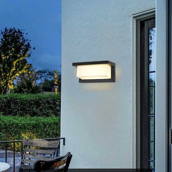 Brilagi - LED Venkovní nástěnné svítidlo BRICKY LED/12W/230V černá IP54
