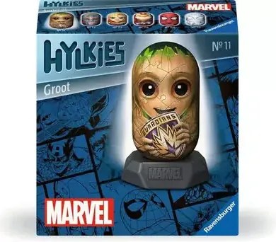 Ravensburger Hylkies: Marvel: Groot / 3D Puzzle / od 6 let