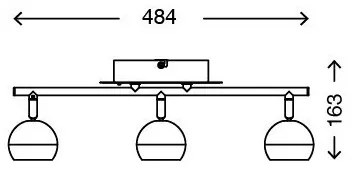 Briloner 2040-032 - LED RGB Stmívatelné bodové svítidlo 3xLED/3,3W/230V + DO