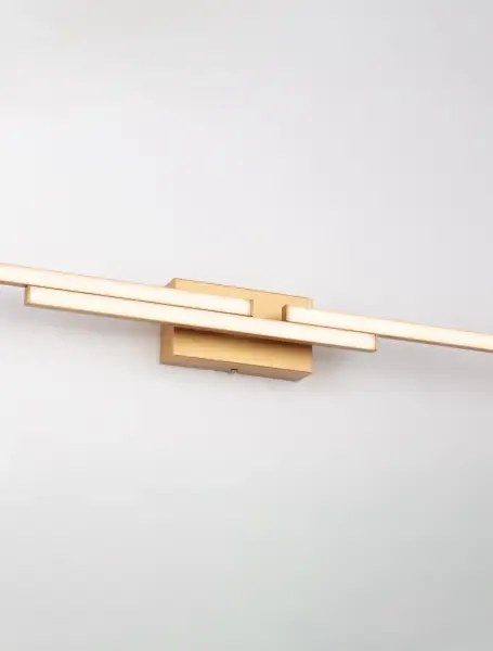 Designové nástěnné svítidlo Eres zlaté