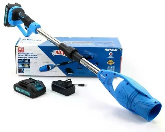 Aku foukač listí HAYAMI HA-1043 + 2x baterie + příslušenství