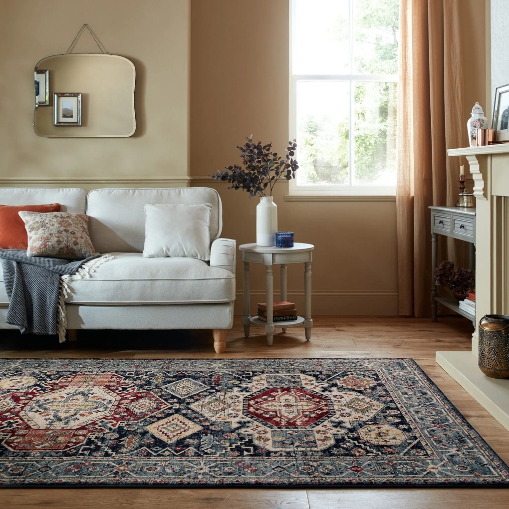 Flair Rugs, Kusový koberec Sincerity Royale Gillingham Blue, 200x290, modrá, ložnice
