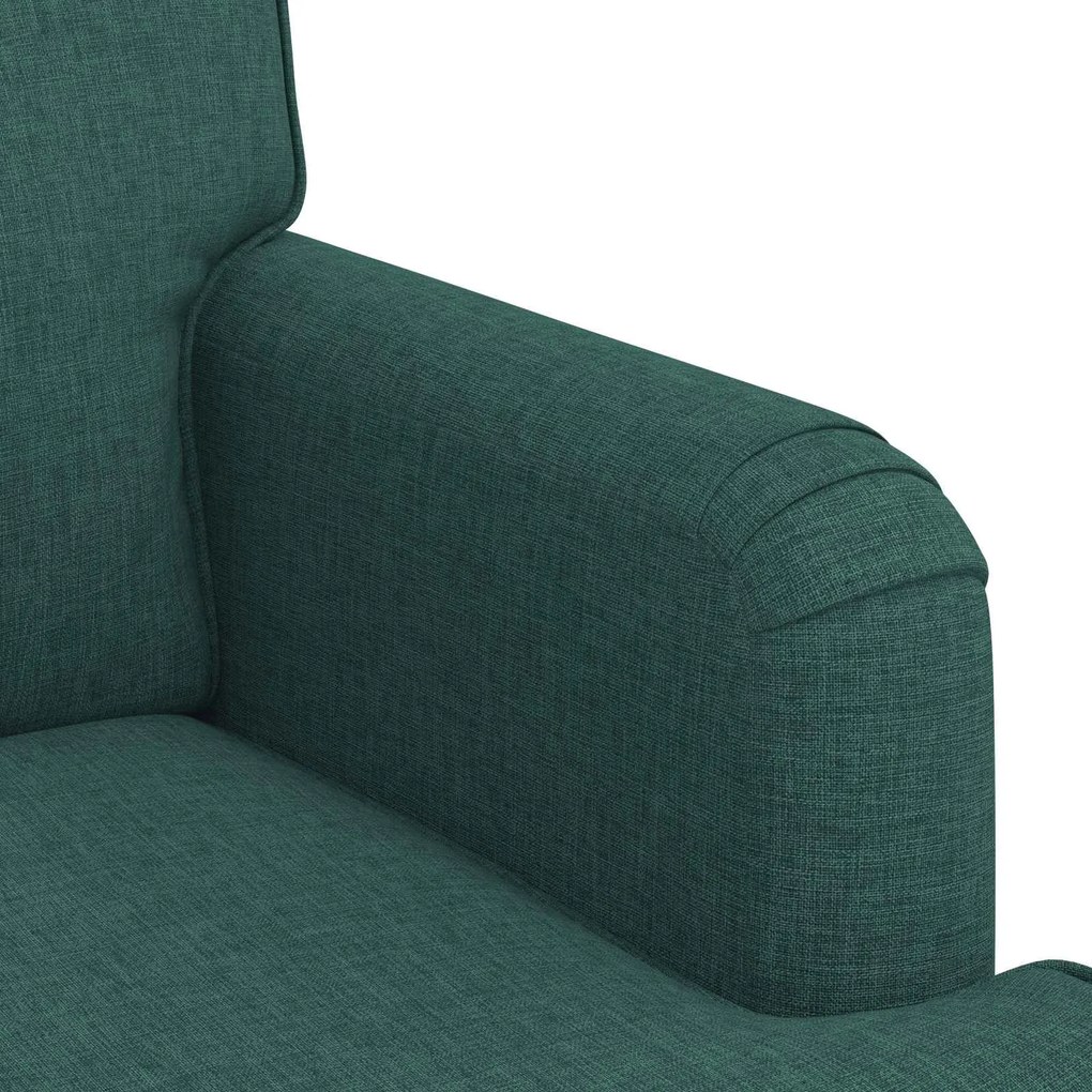 Set pohovek 2 ks Tmavě zelená textil 3407607