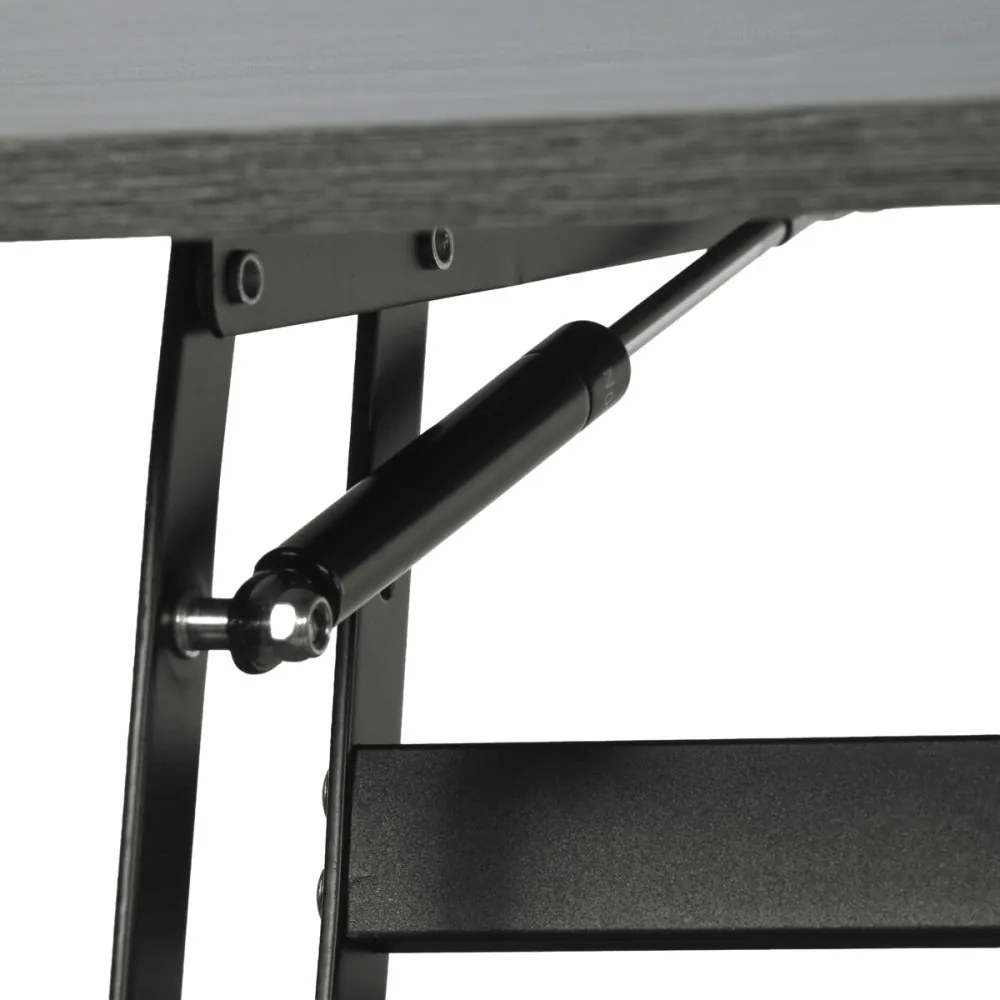 Konferenční stolek CT-I1201 GREY, mdf, šedý dub (100 x 50) cm Šedá