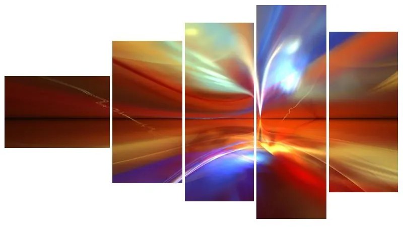 Barevný abstraktní obraz (110x60 cm), 40 dalších rozměrů
