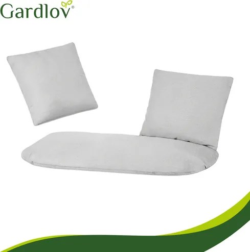 Dvojitý houpací polštář Gardlov - šedý