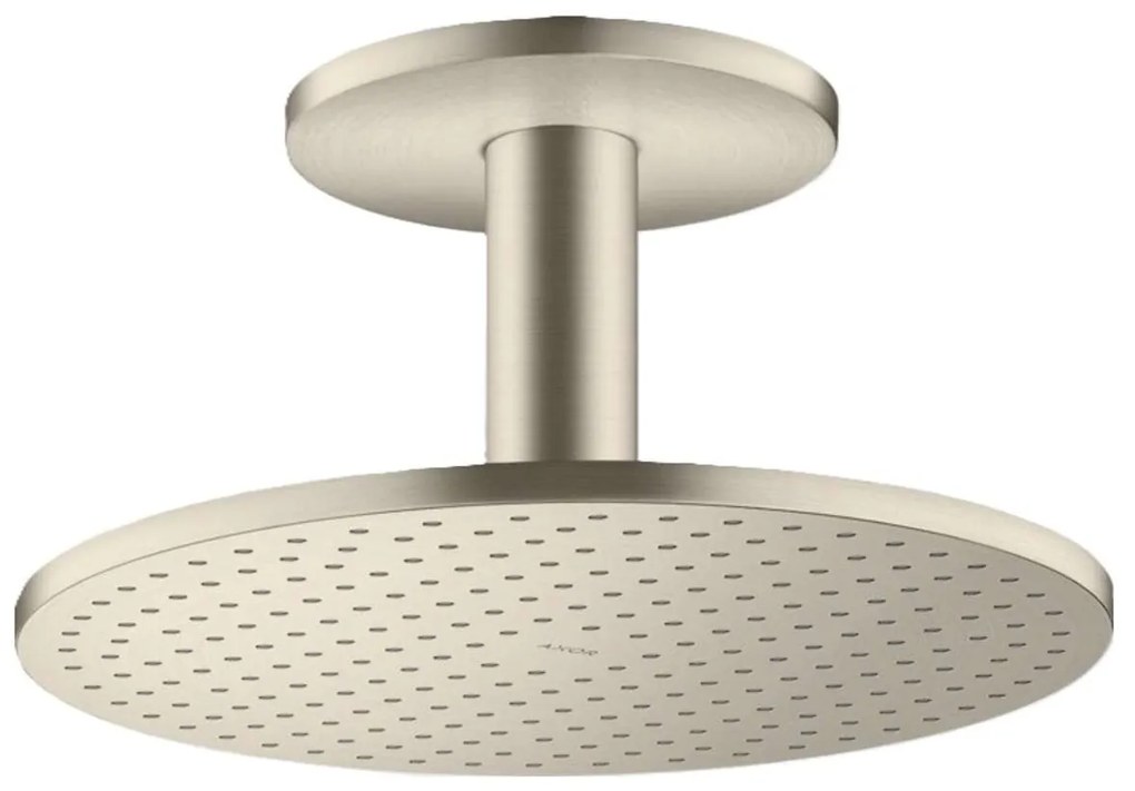 Axor ShowerSolutions - Hlavová sprcha, průměr 30 cm, 2 proudy, kartáčovaný nikl 35304820