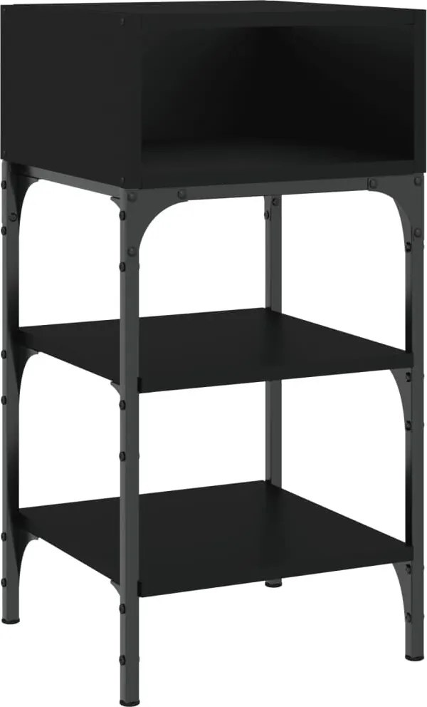 vidaXL Noční stolek 35 x 34,5 x 70 cm kompozitní dřevo [825883] Barva: hnědý dub
