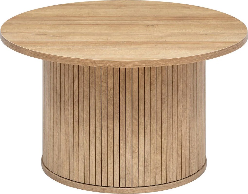 Kulatý kávový stolek špulka COLVA, Ø 70 cm