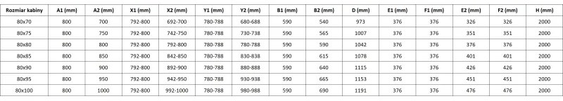 Mexen Lunar-F Duo, skládací sprchový kout 80 x 80 cm, 8mm čiré sklo, profil růžové zlato, 836-080L-080P-60-00