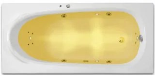 RHEY SURF + CHROMO 190 x 80 hydromasážní akrylátová vana