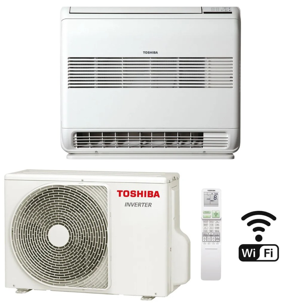 Klimatizace Toshiba Parapetní 2,5 kW - sestava 1+1 včetně montáže