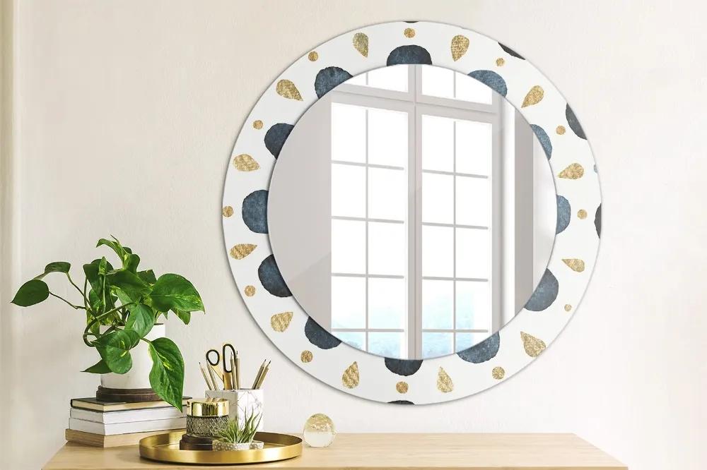 Kulaté dekorativní zrcadlo Moon mandala fi 60 cm