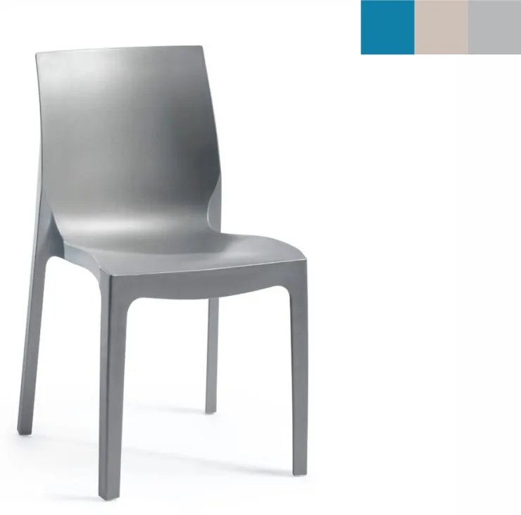 ROJAPLAST Zahradní židle - EMMA, plastová Barva: béžová