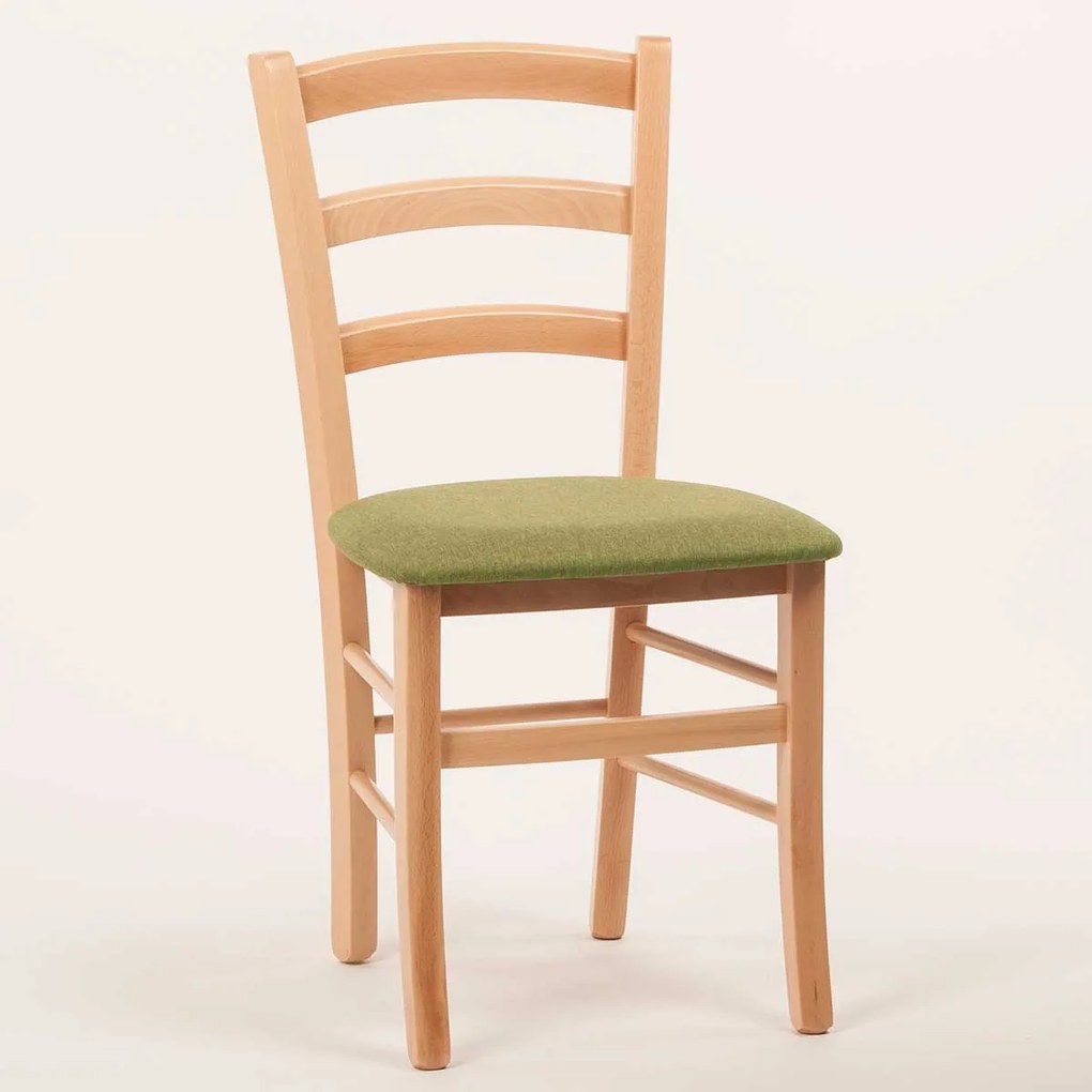 Stima Židle PAYSANE s čalouněným sedákem ořech LUX bordo 15