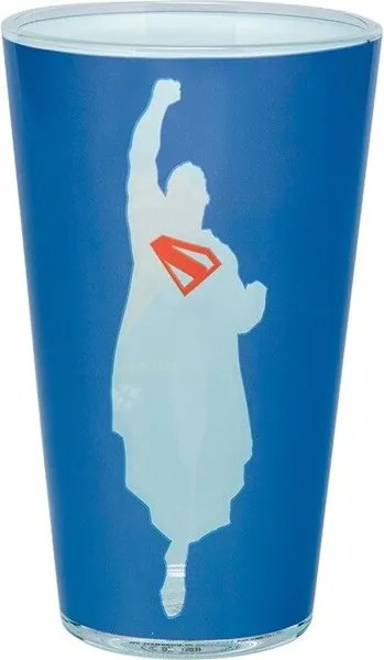 Sklenice Superman 440 ml Modrá