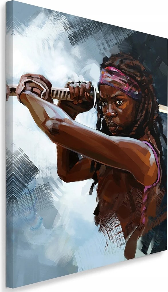 Obraz na plátně, Portrét Michonne 40x60