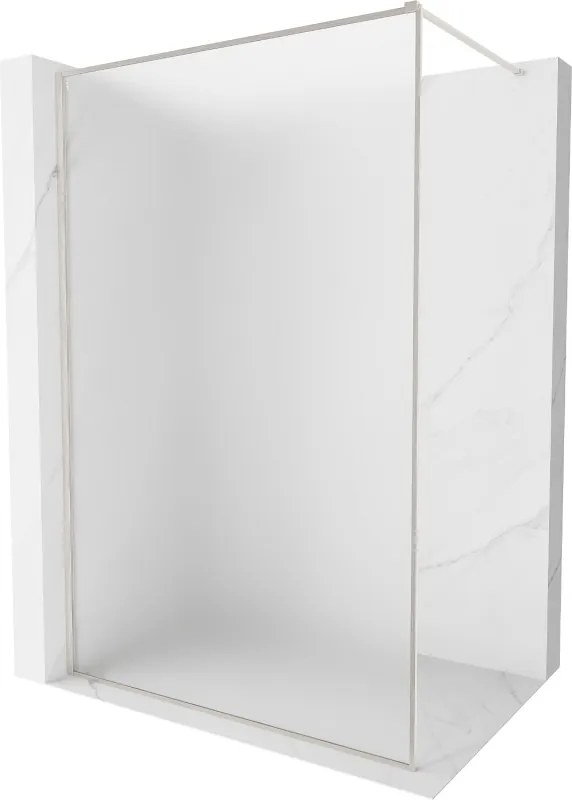 Mexen Kioto-F, sprchová zástěna s rámem 80 x 202 cm, 8 mm sklo námraza, ocelový profil, 800-080-104-97-30