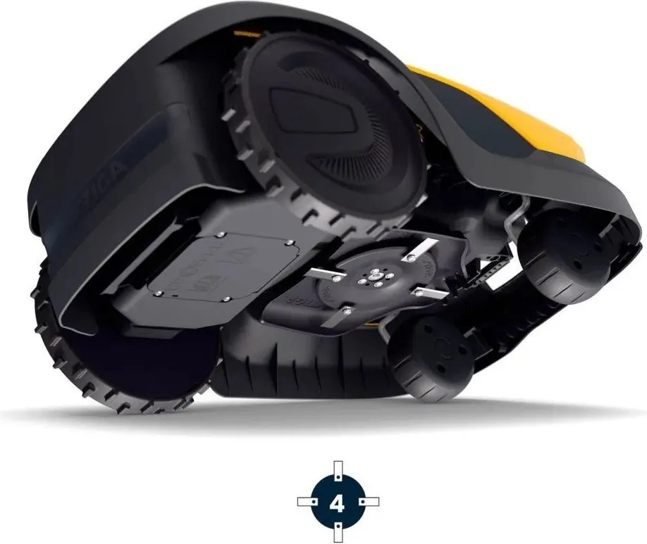 Stiga A 6V Vista+GPS-RTK robotická sekačka - 600m2, sklon až 45%, Bluetooth + data na 10 roků ZDARMA