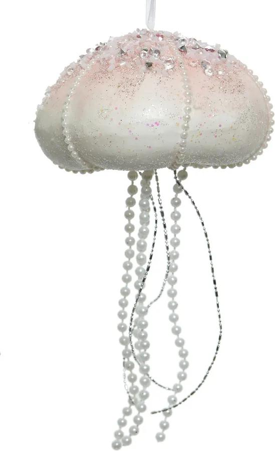 KAIMING Ozdoba Medúza růžová, 10 cm | Biano