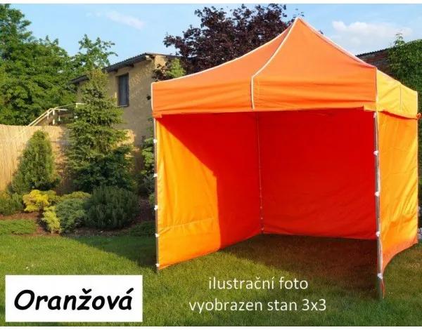 Zahradní párty stan PROFI STEEL 3 x 4,5 - oranžová Tradgard JL56952