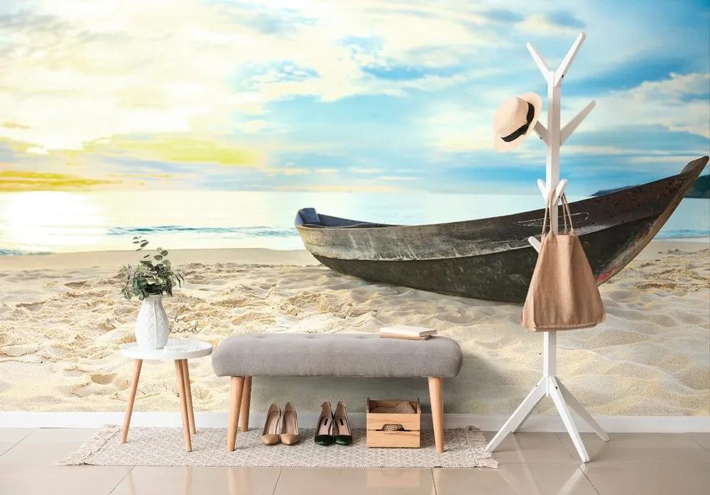 Samolepící fototapeta panorama nádherné pláže - 150x100 cm