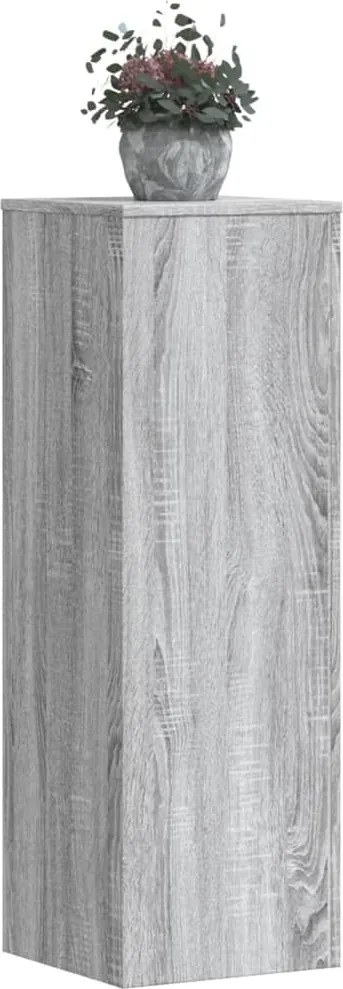 vidaXL Stojany na rostliny 2 ks 33x33x100 cm kompozitní dřevo [3307882] Barva: šedá sonoma