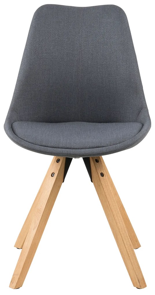 Skandinávská židle s polštářkem Grafitová IWO