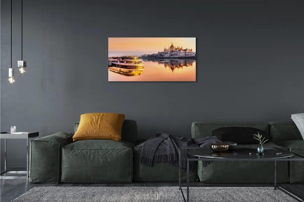 Obrazy na plátně West mořská loď 120x60 cm