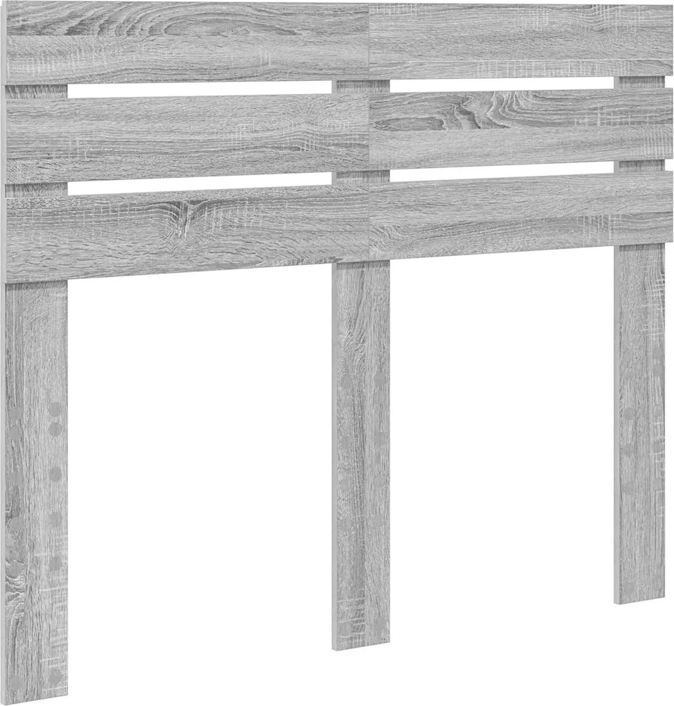 Rám postele Šedá Sonoma 135 x 190 cm Masivní borové dřevo 3411428