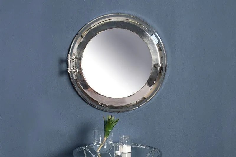 Deflee zrcadlo BULLAUGE s úložným prostorem ZRC37463hliníková slitina, zrcadlové sklo  55 cm x 55 cm x 10 cm