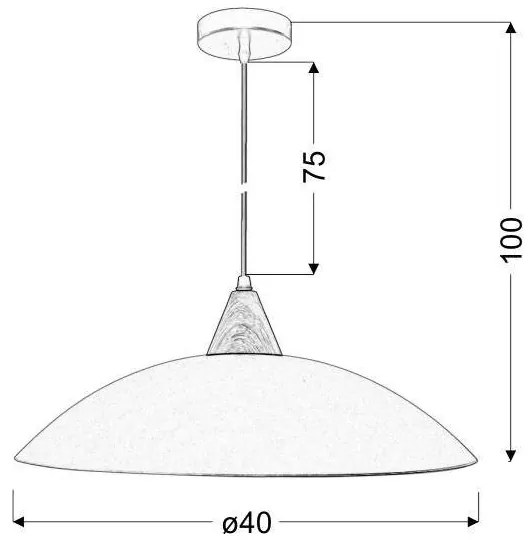 Závesná lampa OTRIKS 1xE27 Candellux