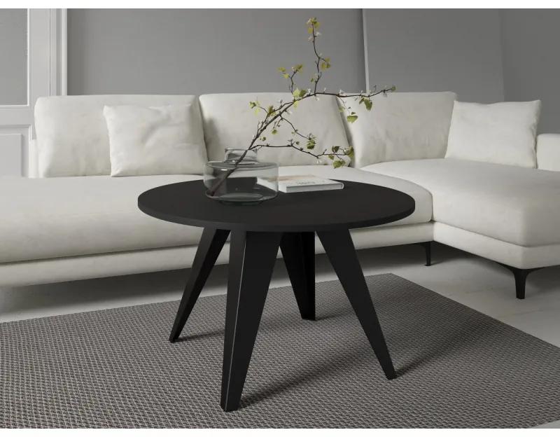 Konferenční stolek Barteno, Barva: černá / dub craft zlatý