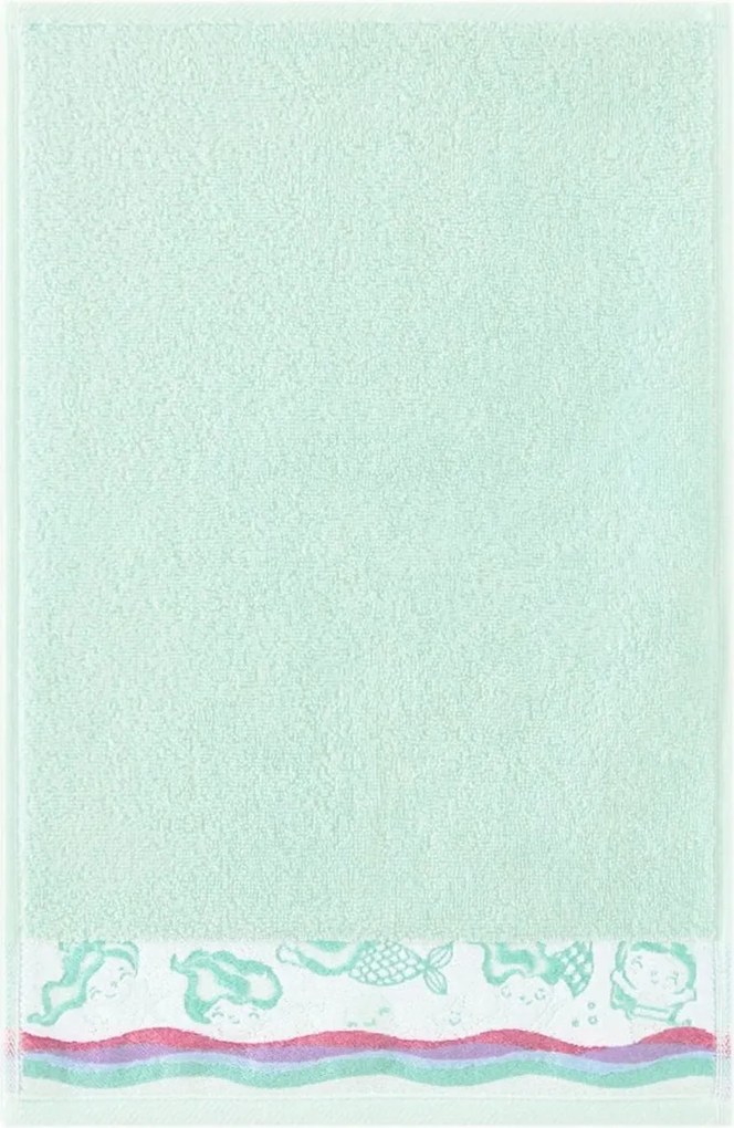 Bavlněný ručník Mořské panny - mint Velikost: ručníček 30 x 50